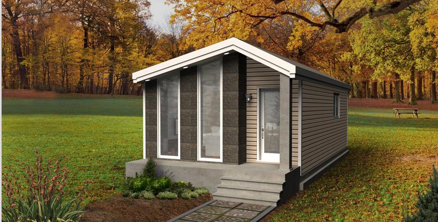 Mini-maison #1 • Maison Nordique préfabriquer et usinée en Abitibi ...