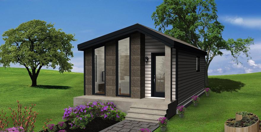Mini-maison #2 • Maison Nordique préfabriquer et usinée en Abitibi ...